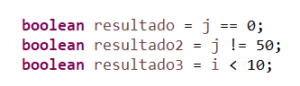 Operadores condicionales bucles en Java
